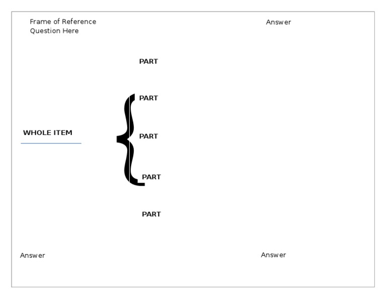 Answer Frame of Reference Question Here | PDF