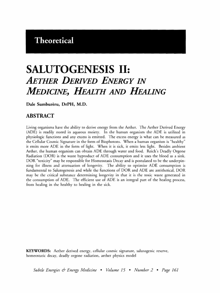 Salutogenesis II | PDF | Life Expectancy | Luminiferous Aether