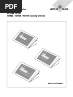 Mettler Ics429 User Manual | PDF | Rechargeable Battery | Battery Charger