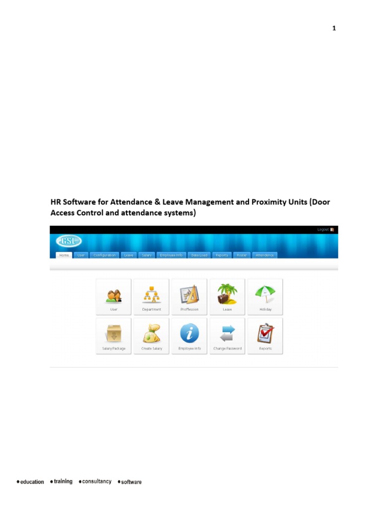 Brochure For HRM Software | PDF | Computing | Software