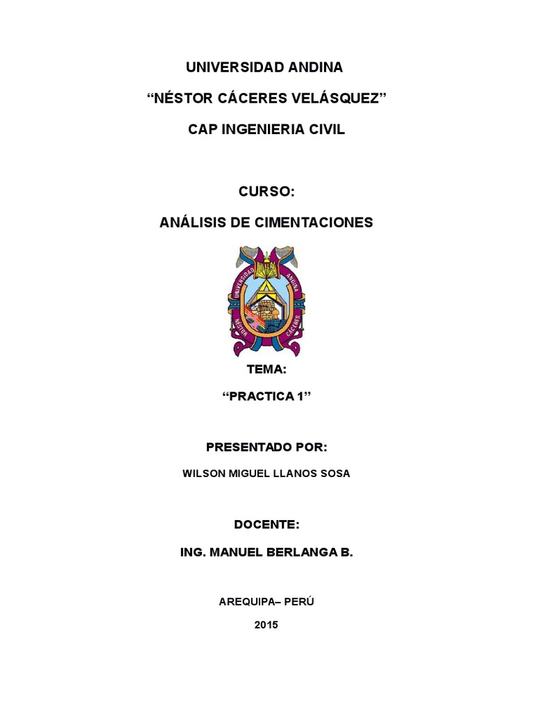 Caratula Uancv | PDF