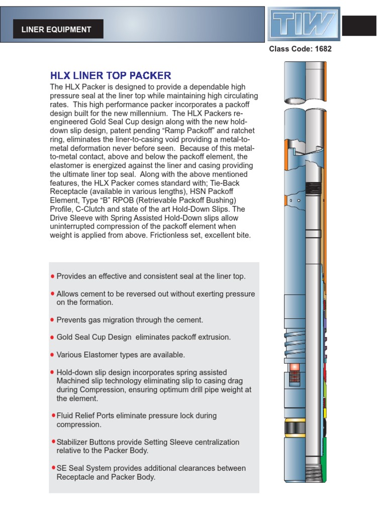 HL X Liner Top Packer | PDF