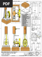 Small Horizontal Steam Engine Drawing | PDF | Screw | Engines
