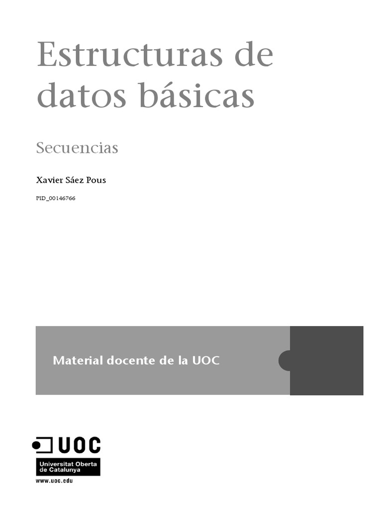 Estructuras de Datos Basicas | PDF