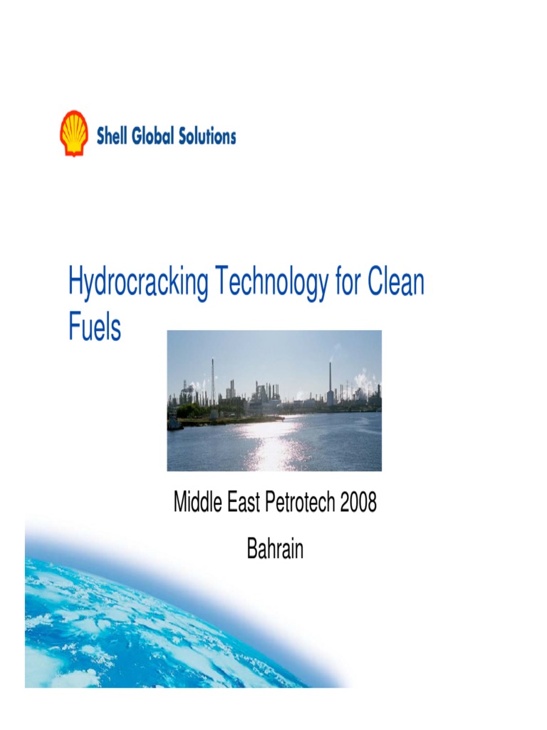 Shell-Hydrocracking Technology For Clean Fuels PDF | PDF | Fossil Fuels ...