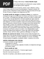 Términos de huevos en inglés y español | PDF