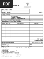 Labour Request Form | PDF