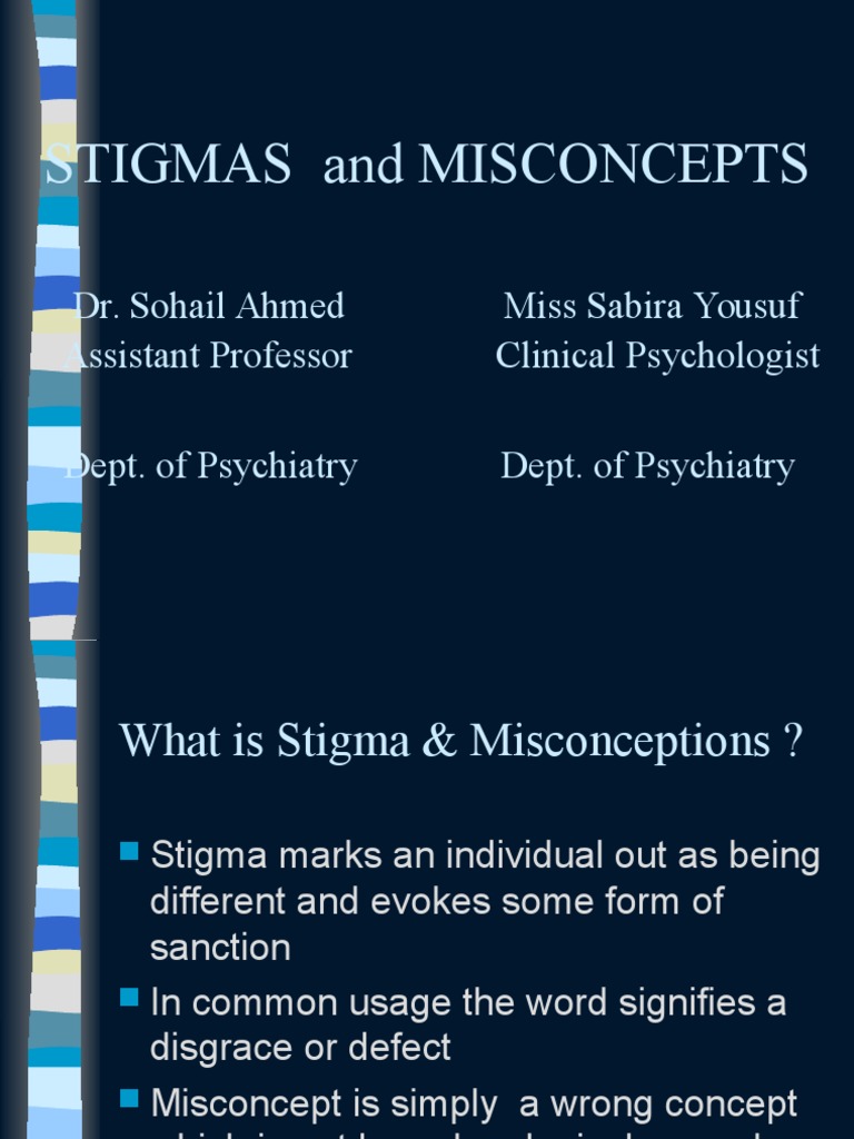 Stigmas & Misconcept 2 | PDF | Mental Disorder | Social Stigma