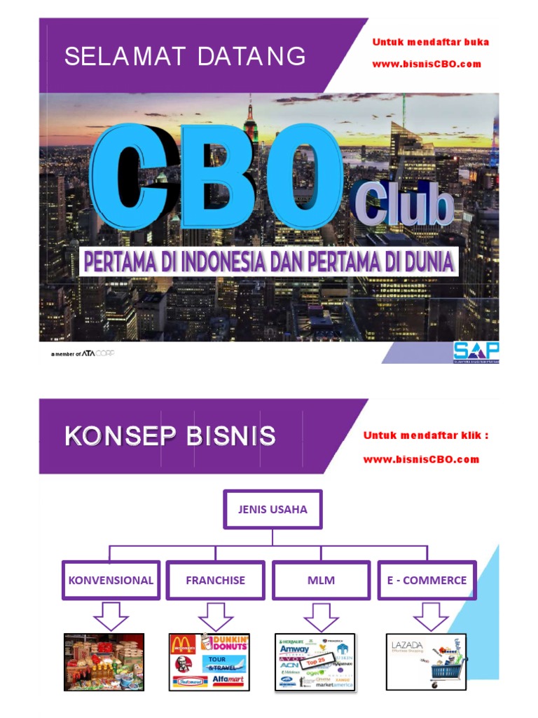 Presentasi Bisnis CBO SAP | PDF