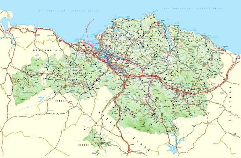 Bizkaia Mapa | PDF