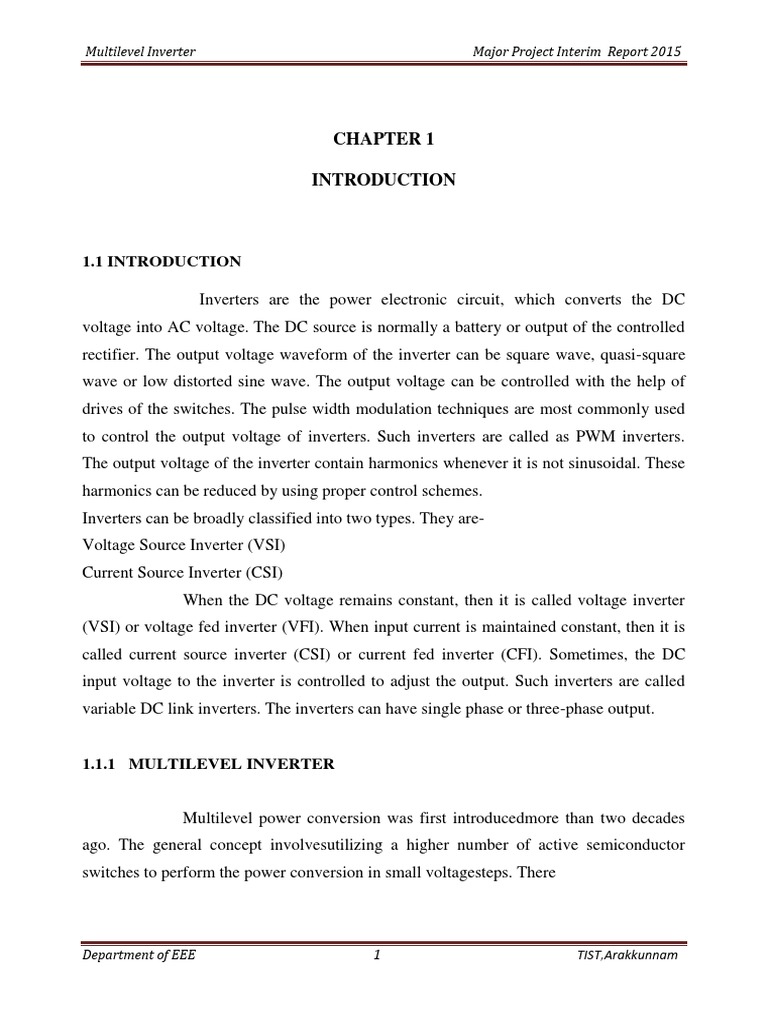 Final Report PDF | PDF | Power Inverter | Rectifier