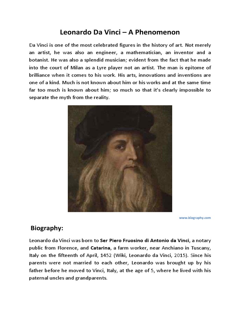 Leonardo Da Vinci | PDF | Leonardo Da Vinci | Paintings