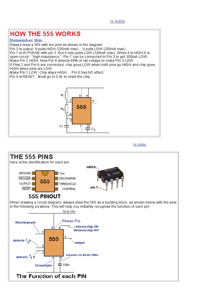 555 Circuits | PDF | Capacitor | Electrical Components
