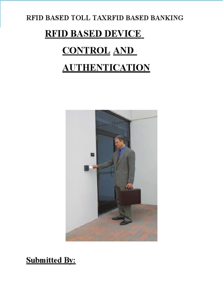 Rfid Based Device Control and Authentication | PDF | Radio Frequency ...