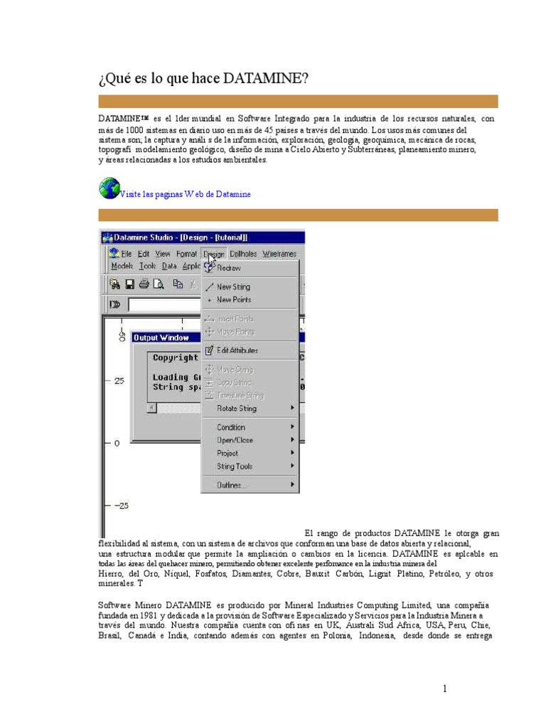 Tutorial Datamine - Part 1 | PDF | Ventana (informática) | Minería