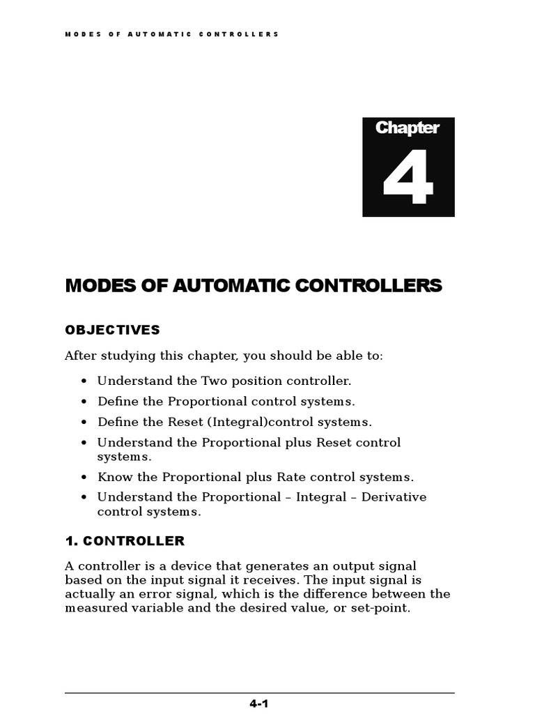 Chapter 4 | PDF | Control System | Lever