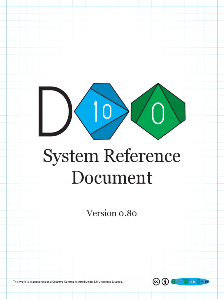 System Reference Document: This Work Is Licensed Under A Creative ...