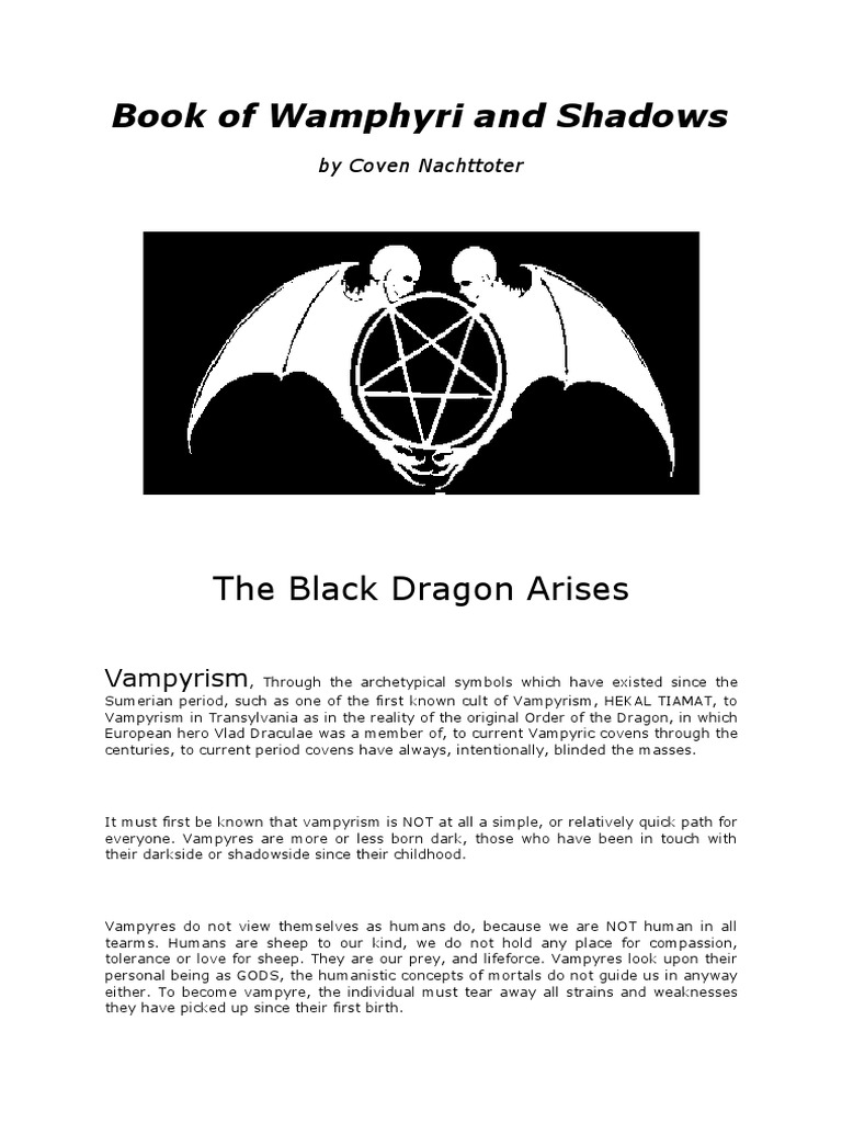 Wamphyri: The Path of Vampyrism | PDF | Werewolves | Vampires
