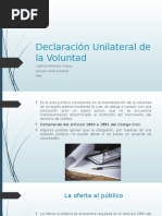 Declaración Unilateral de Voluntad | PDF | Justicia | Crimen y violencia