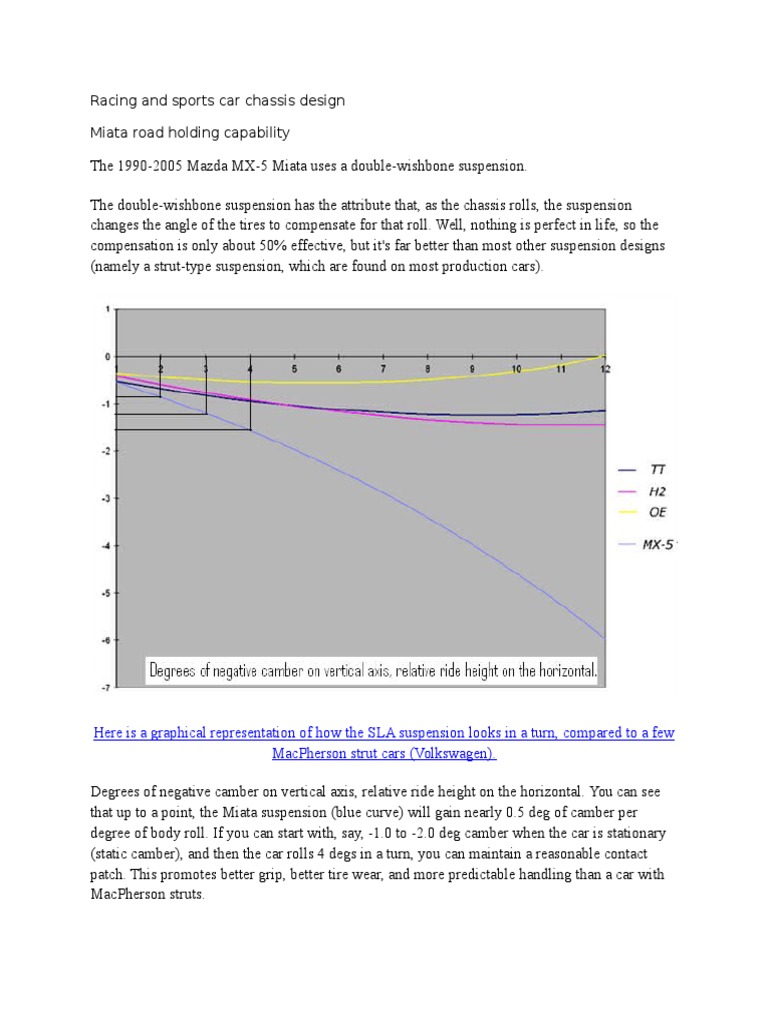 Racing and Sports Car Chassis Design | PDF | Suspension (Vehicle ...