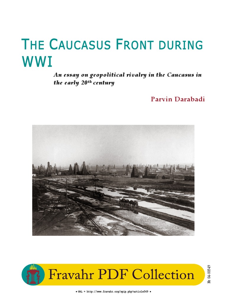 The Caucasus Front During Wwi | PDF | Caucasus | Georgia (Country)