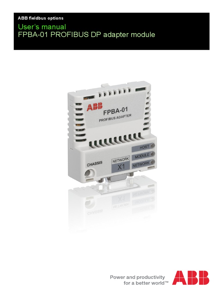 FPBA-01 PROFIBUS DP Adapter Module: User's Manual | PDF | Electrical ...
