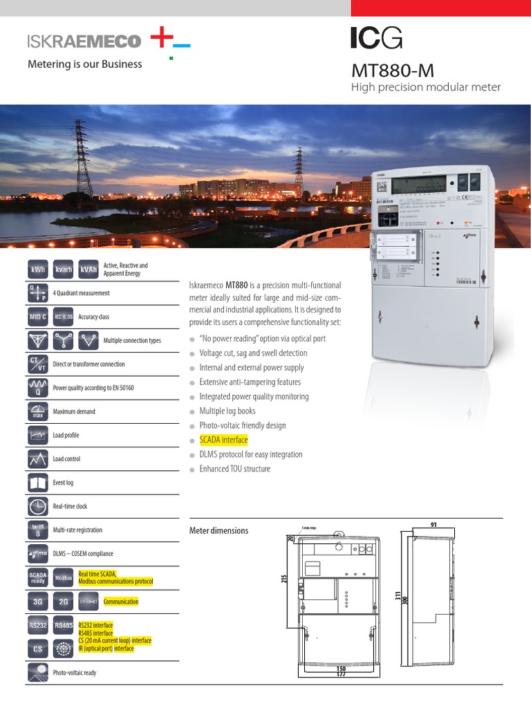 Metering Is Our Business: High Precision Modular Meter | PDF | Power ...