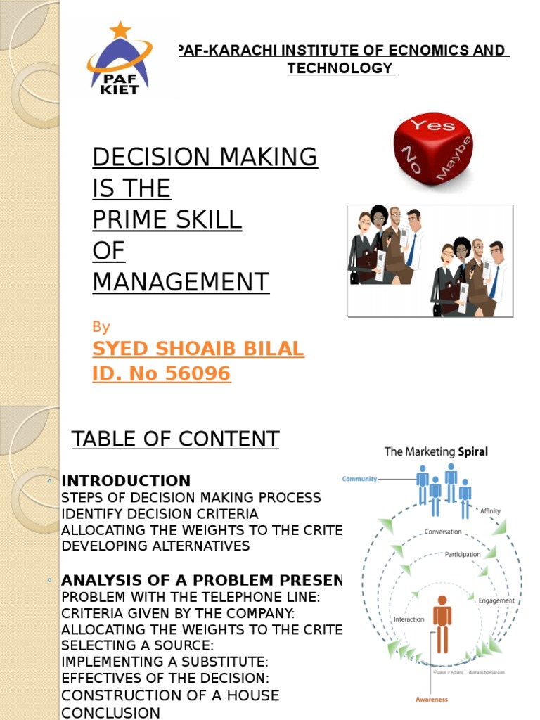 Decision Making Project | PDF | Decision Making | Swot Analysis