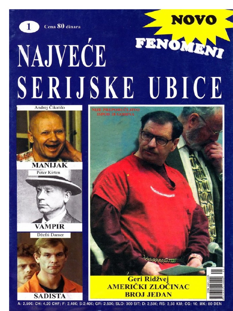 Fenomeni - Najvece Serijske Ubice 01 | PDF