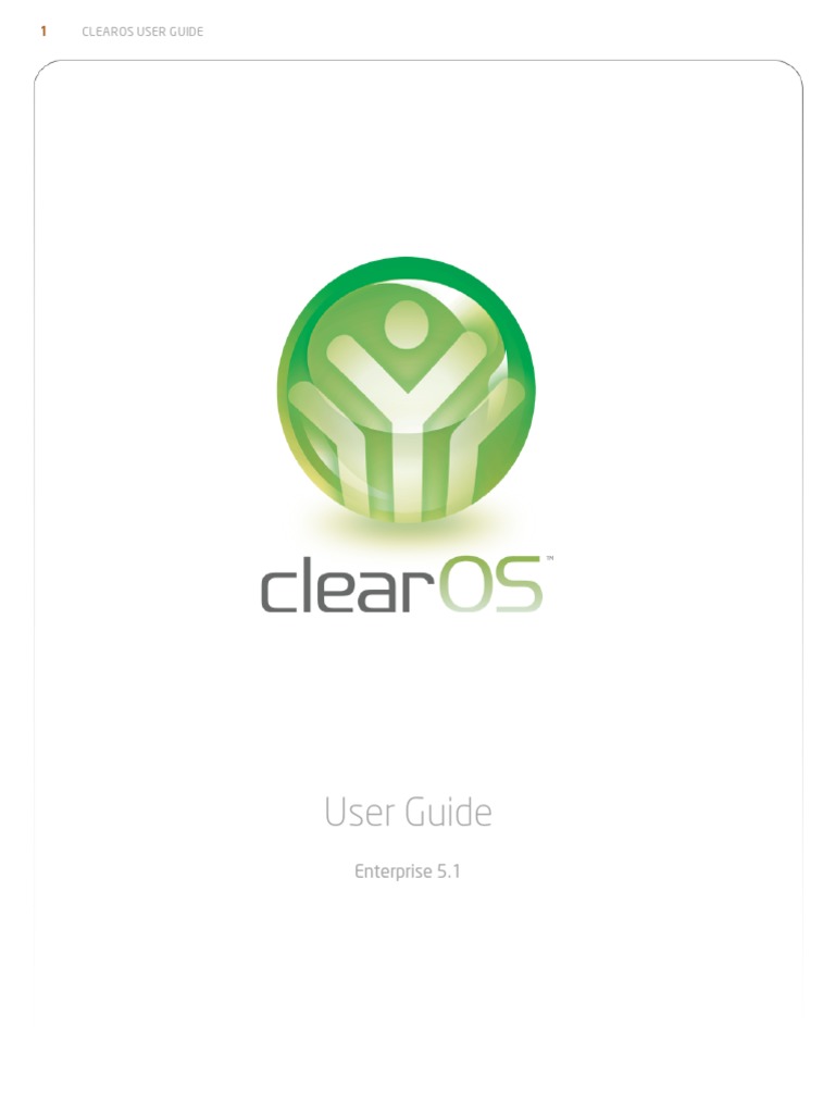 ClearOS User Guide | PDF | Ip Address | Computer Network