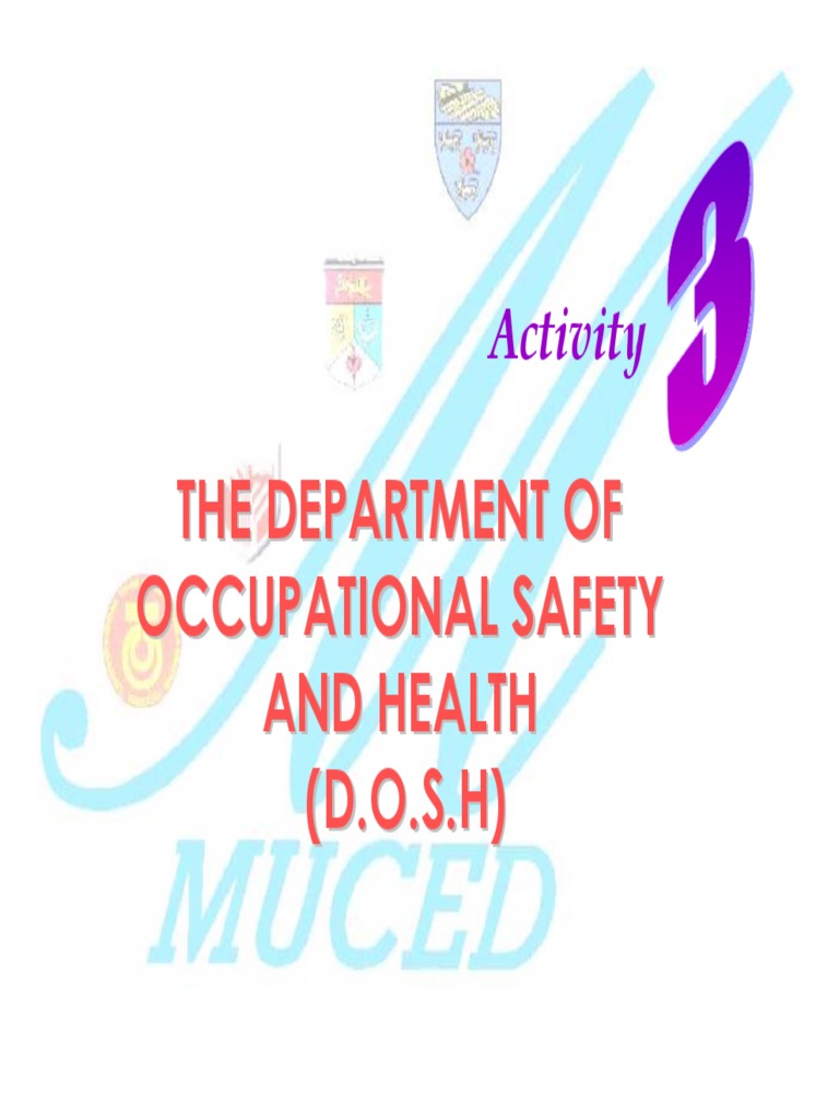 Dosh | Download Free PDF | Occupational Safety And Health | Safety