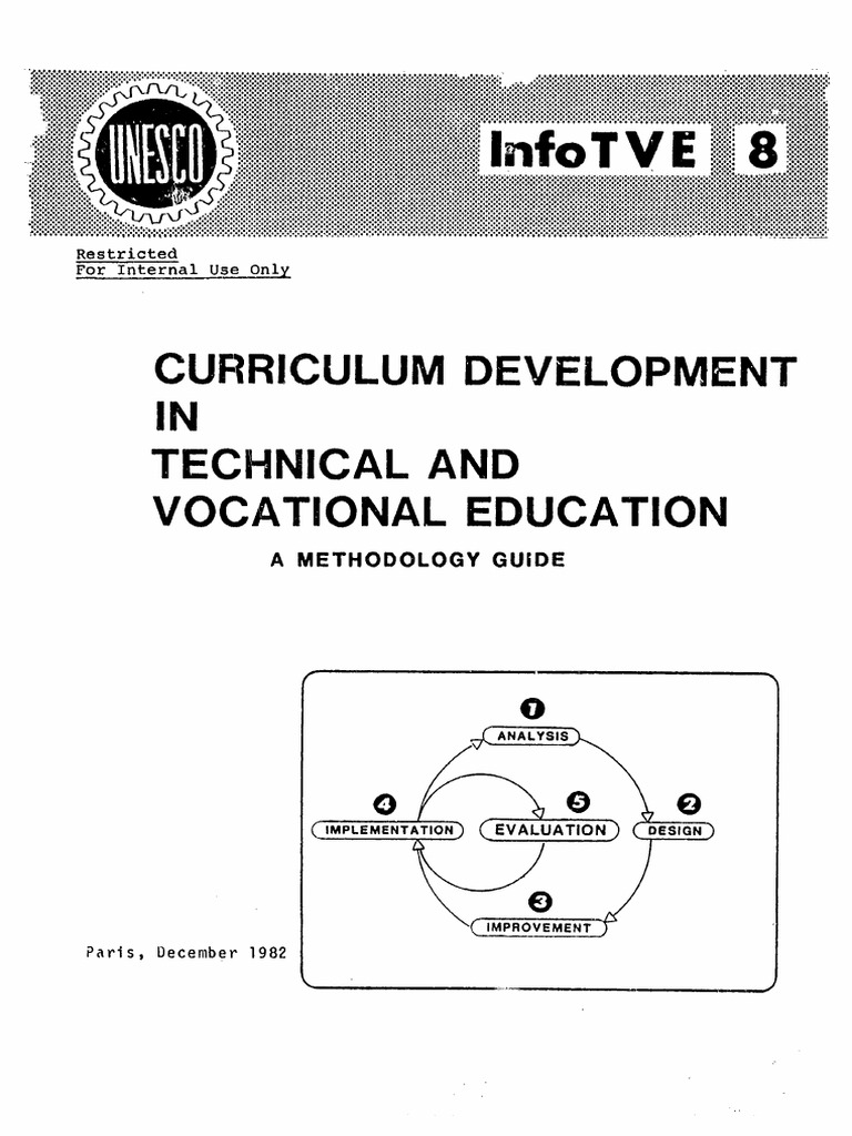 Curriculum Development in Vocational and Technical Education - Unesco | PDF