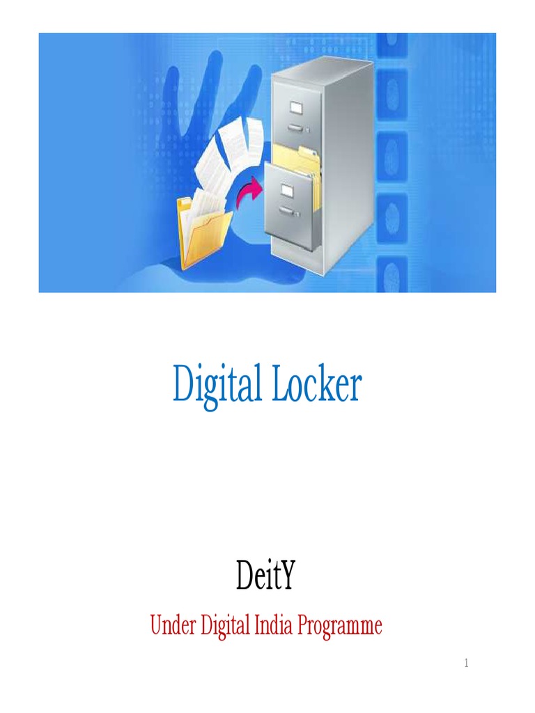 Introduction To Digital Locker | PDF | Cyberspace | Computing