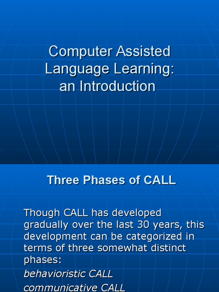 Phases of CALL | PDF | Multimedia | Internet