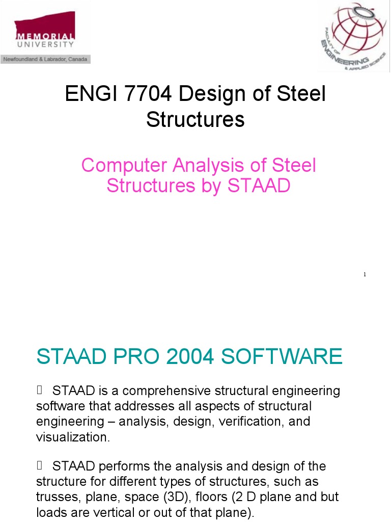 Design of Steel STAAD | PDF | Truss | Structural Engineering