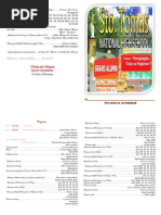 Sample Alumni Homecoming Program | PDF