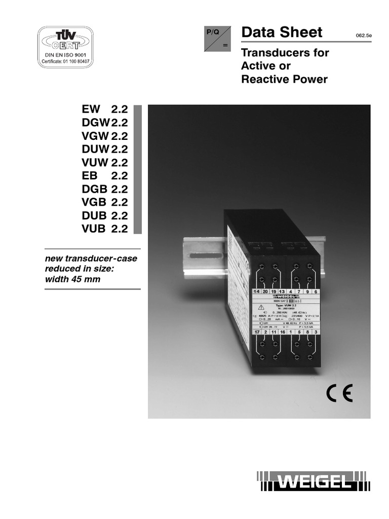 EW2.2 e | PDF | Power Supply | Physical Quantities
