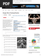 Cybergenics Total Bodybuilding System Workout PDF | PDF | Physical ...