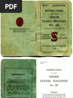 Manual 9410 Singer | PDF | Sewing Machine | Seam (Sewing)