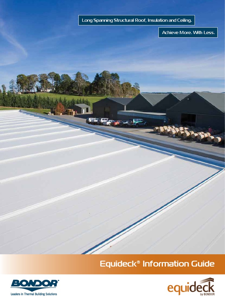 Equideck Information Guide | PDF | Roof | Building Insulation