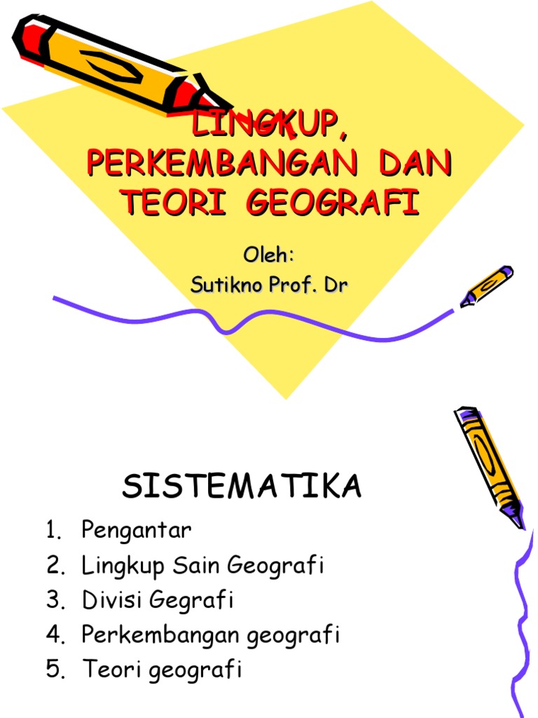 Teori Geografi - Perumperindo.co.id
