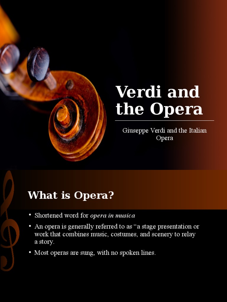 Verdi's Impact on Italian Opera | PDF | Giuseppe Verdi | Opera
