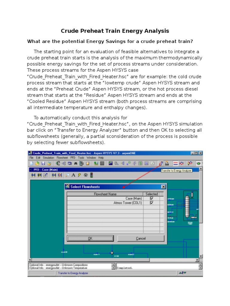 Crude Preheat Train With Fired Heater | PDF