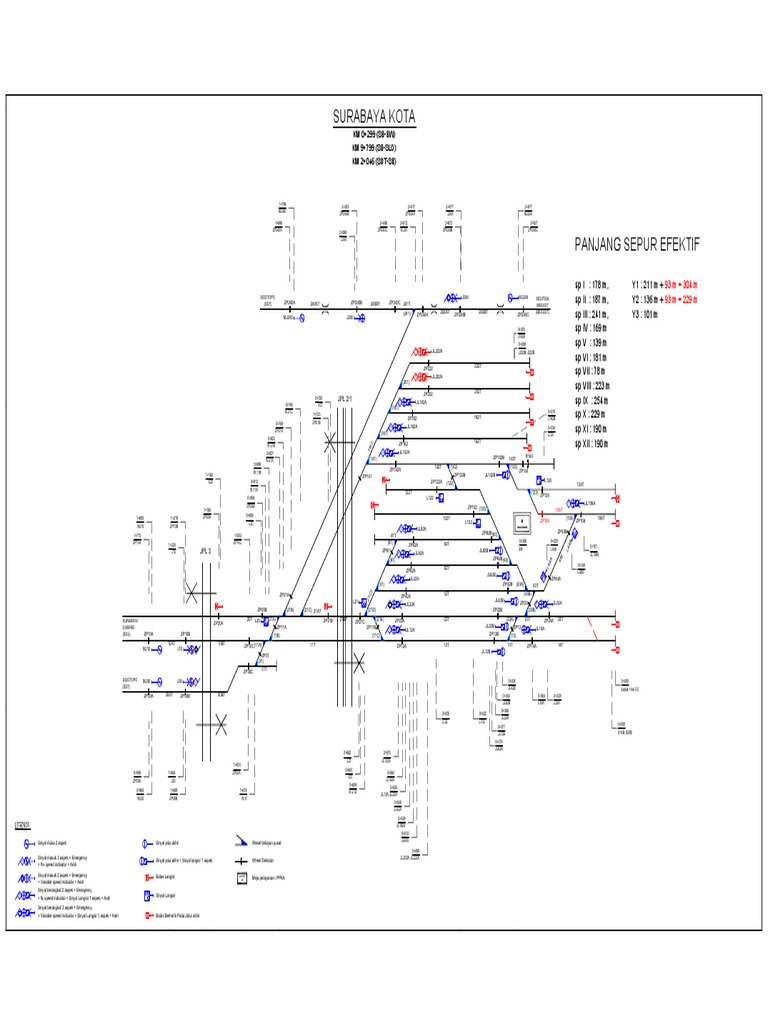 Layout Stasiun KA Surabaya Kota | PDF