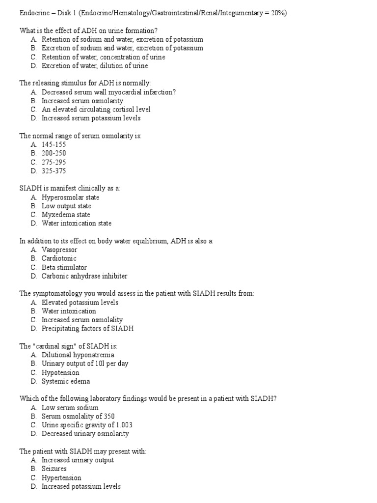 CCRN Questions | PDF | Coagulation | Shock (Circulatory)