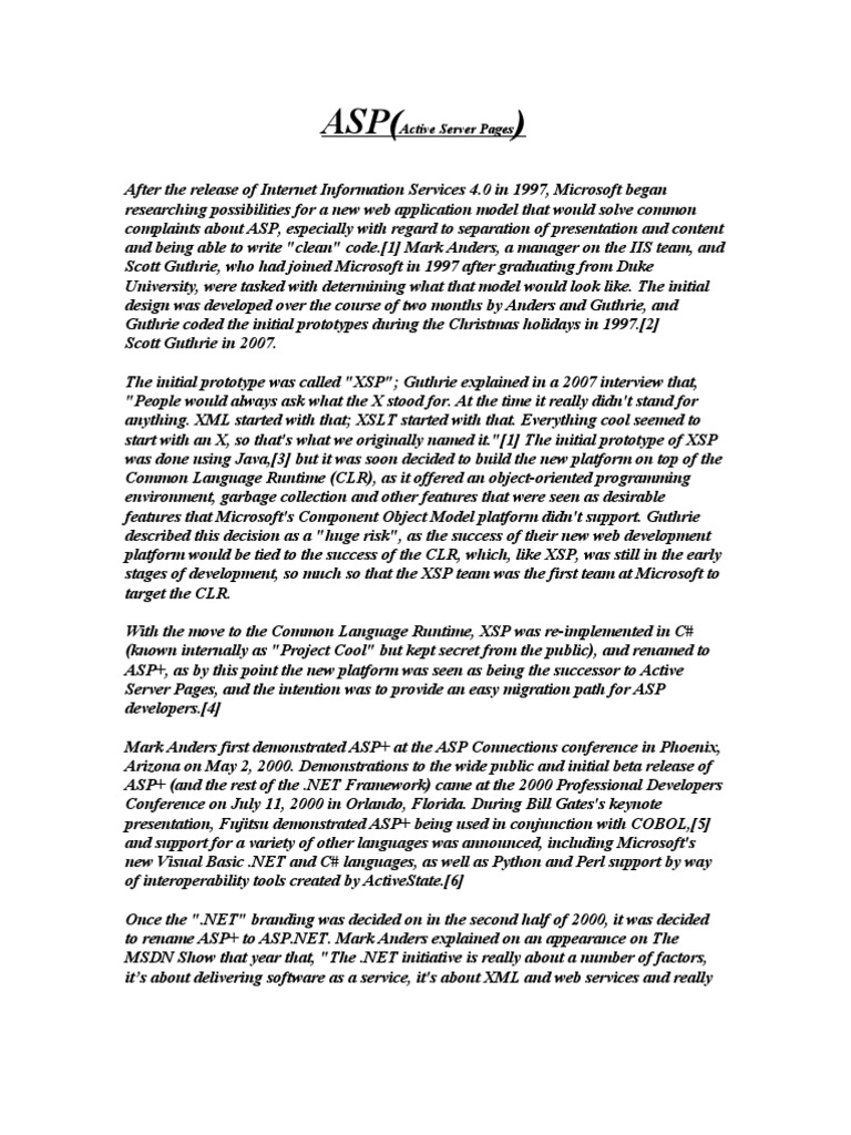 Active Server Pages Pdf Active Server Pages Software