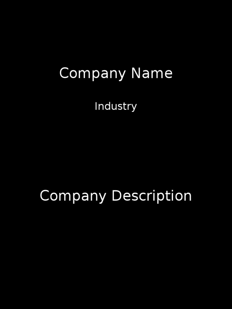 Stock Pitch Template | PDF