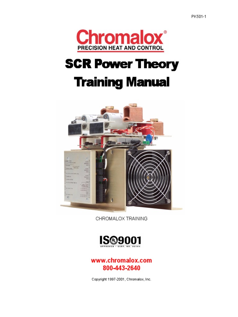 SCR Training Manual (Chromalox) | PDF | Rectifier | Transformer