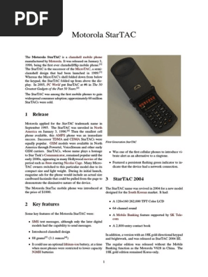 Motorola Startac 2004