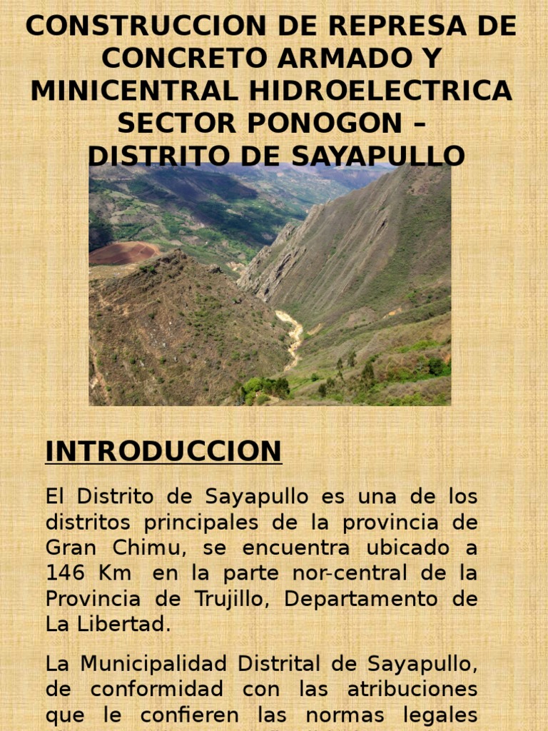 Construccion de Represa de Concreto Armado y Minicentral | PDF ...
